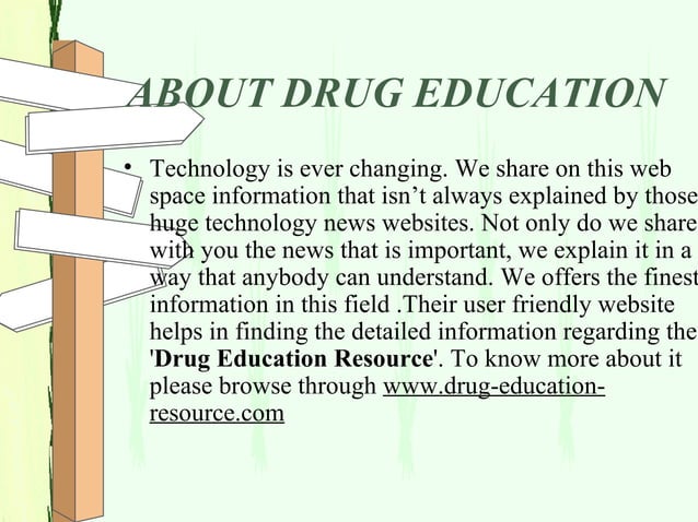 Drug education | PPT
