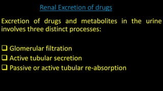 Drug-Elimination pharmacology .pptx