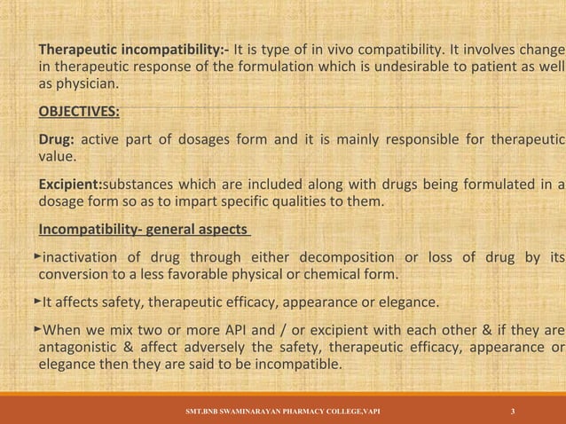 Drug excipient compatibility | PPT | Pharmaceutical Drugs | Medical Health
