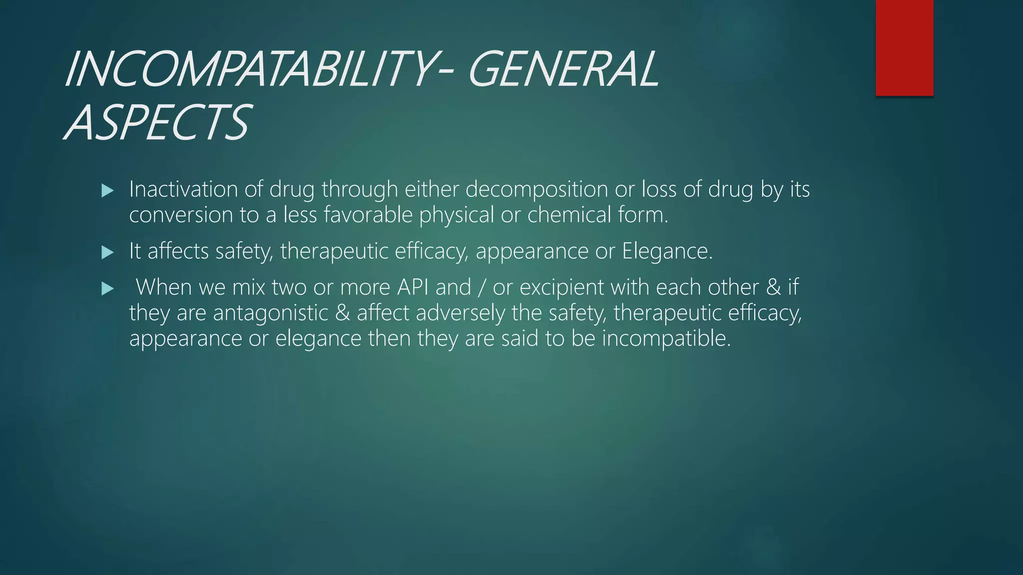Drug excipient compatibility studies | PPTX