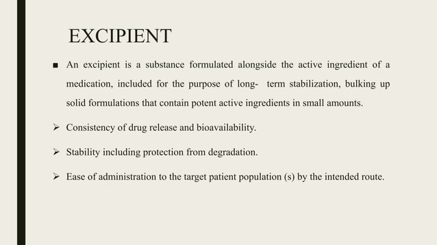 Drug excipient interaction | PPT