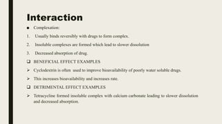 Drug excipient interaction | PPT