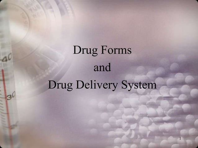 PHARMA-Drug forms | PPTX
