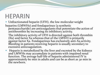 Drug induced bleeding disorders | PPTX