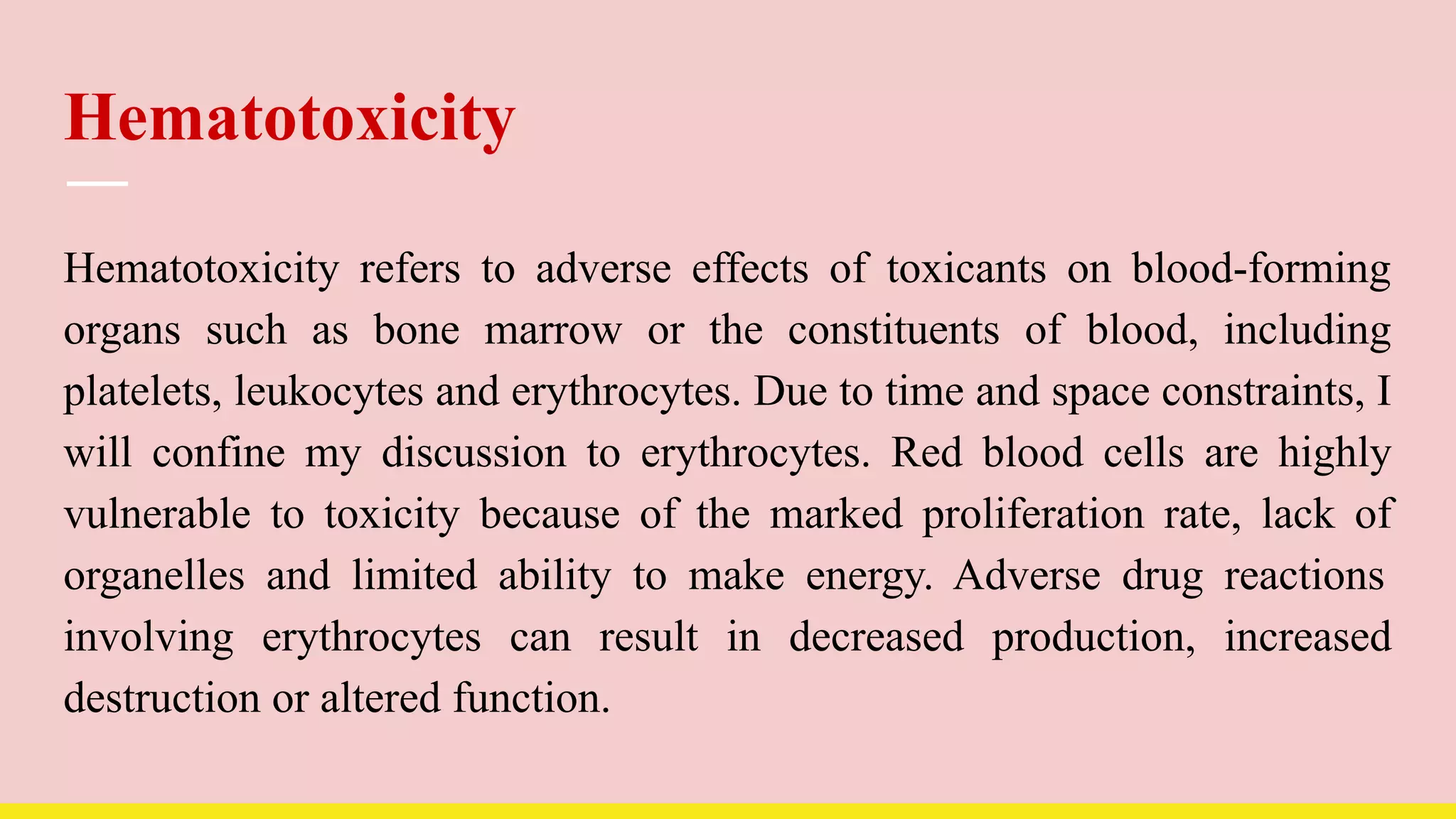 Drug induced hematotoxicity | PDF