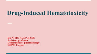 Drug induced hematotoxicity | PDF