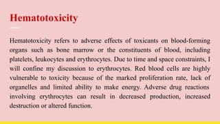 Drug induced hematotoxicity | PDF