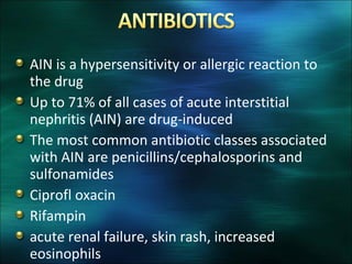 Drug induced kidney disease (injury) | PPT