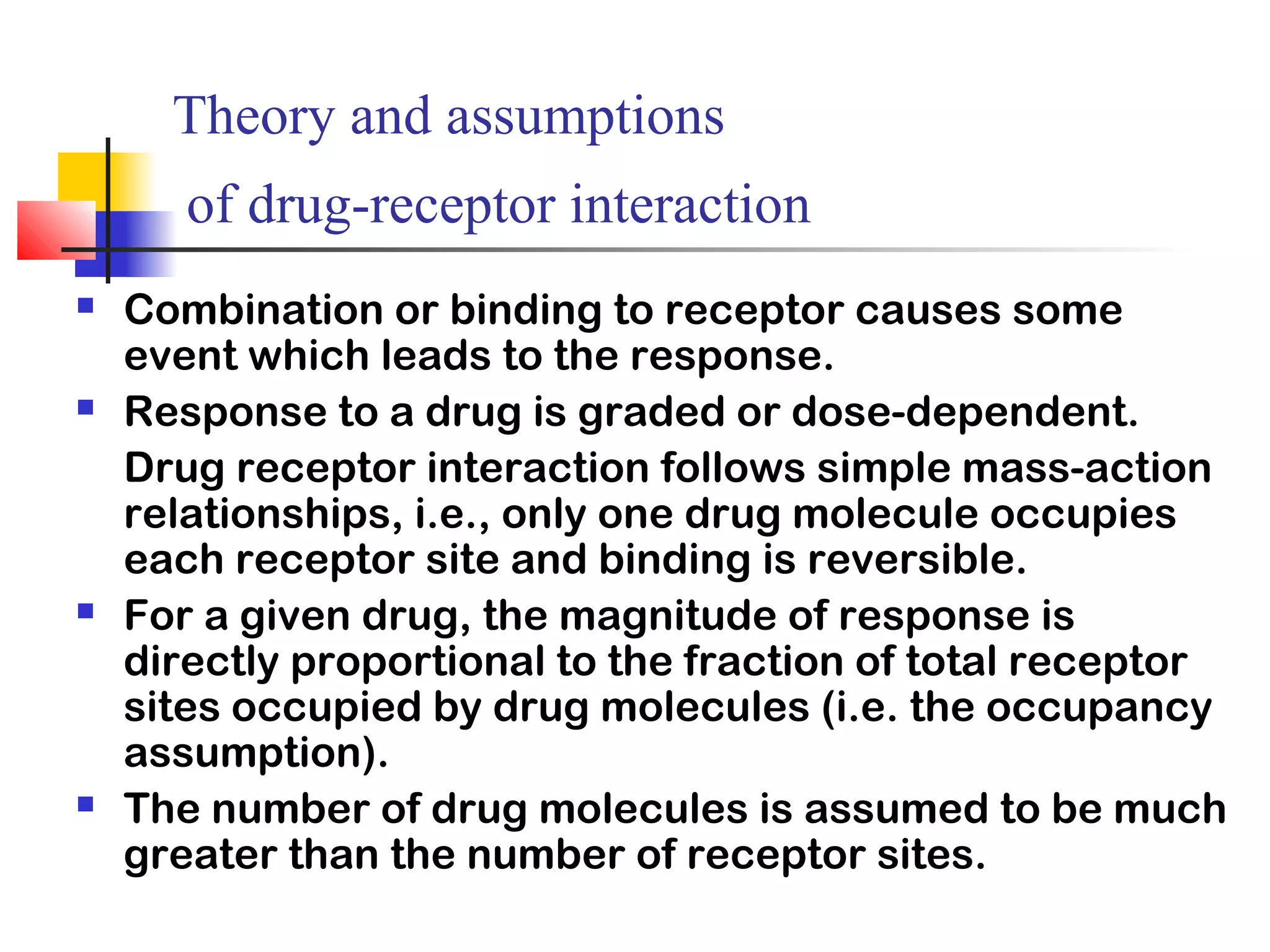 Drug receptor-interactions | PPT