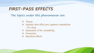 Drug absorption | PPTX