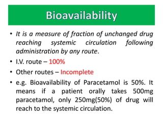 Drug absorption | PPTX