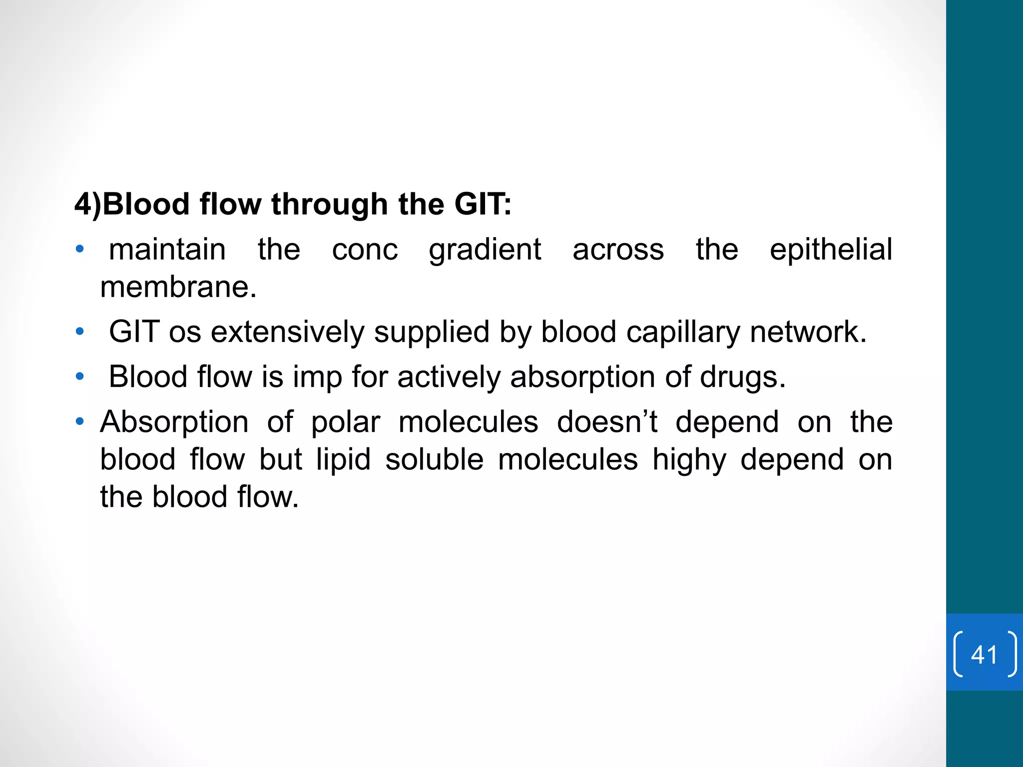 Drug absorption from the gastrointestinal tract | PPTX