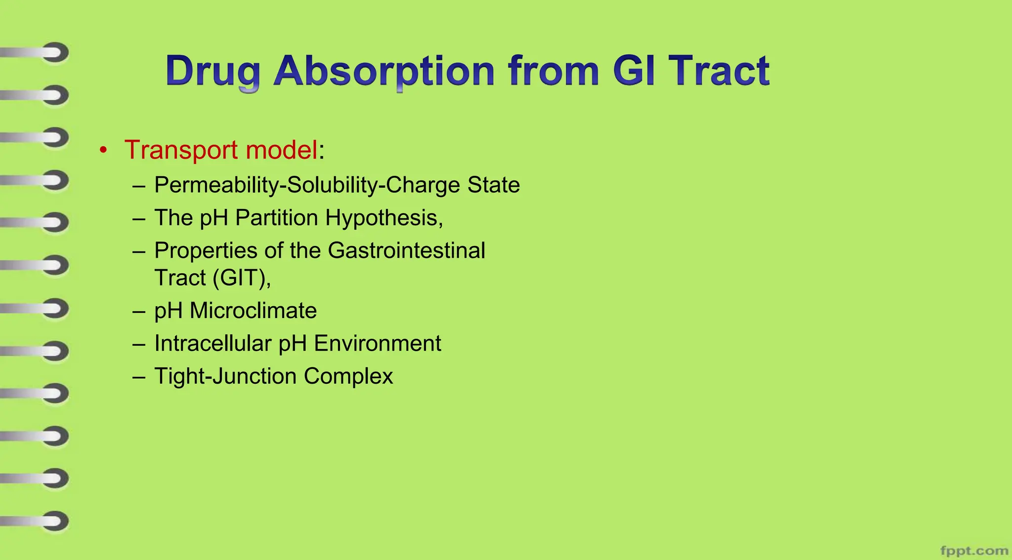 Drug Absorption Mechanism and Factors.pptx