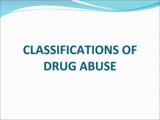 Drug Abuse and Addiction | PPT