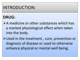 Drug abuse | PPTX