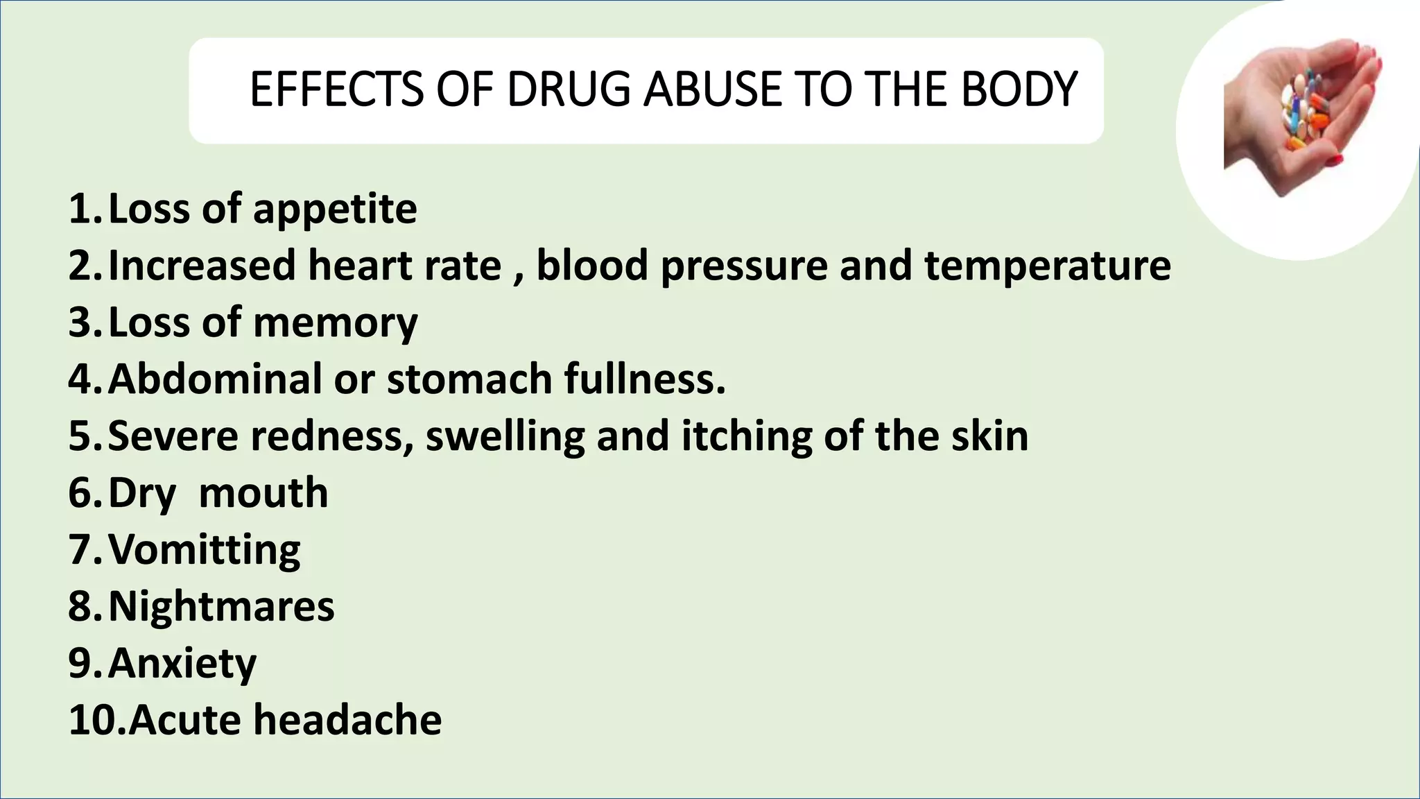 Drug abuse | PPTX