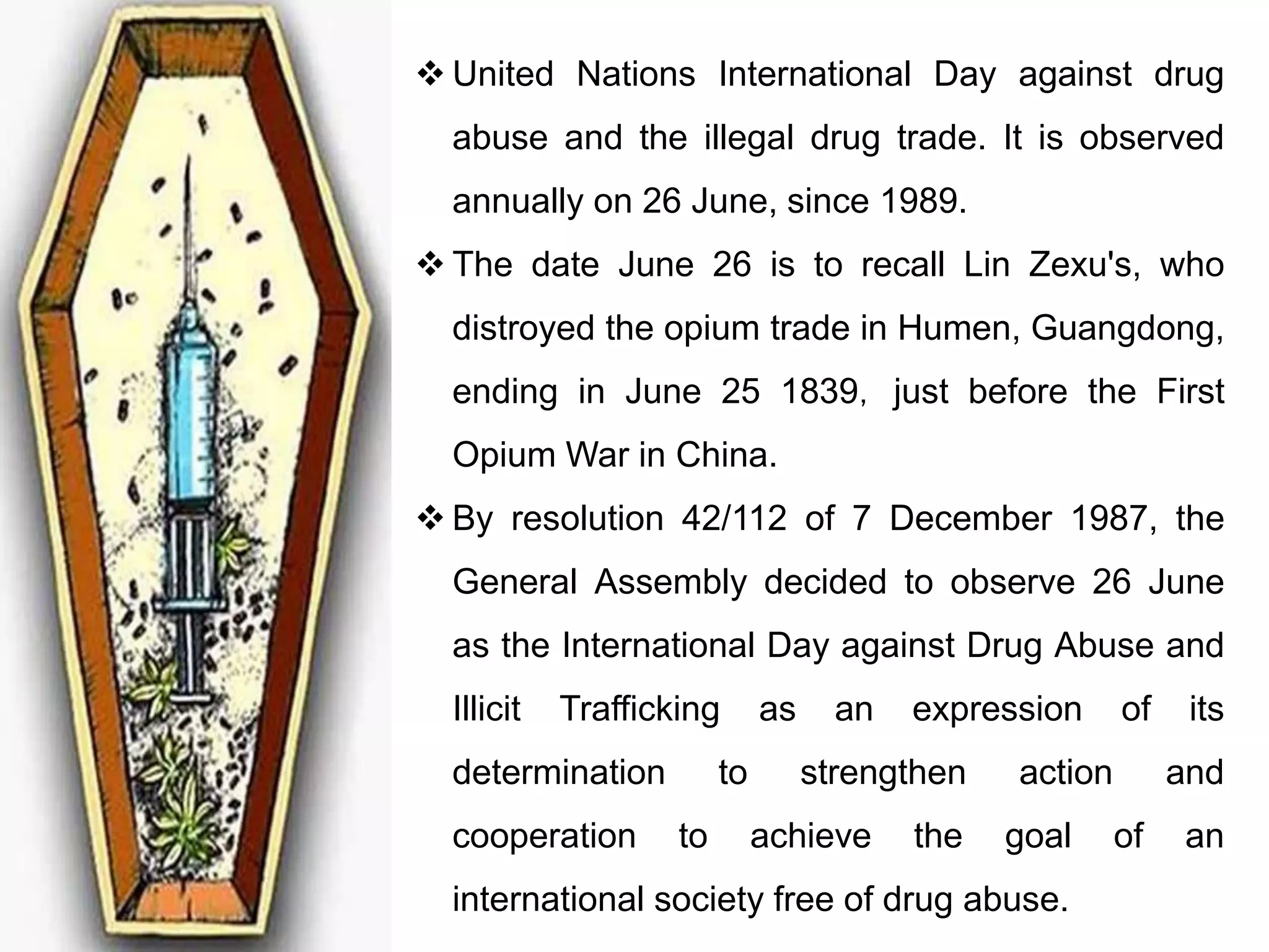 Drug abuse and Illicit trafficking of drugs | PPTX