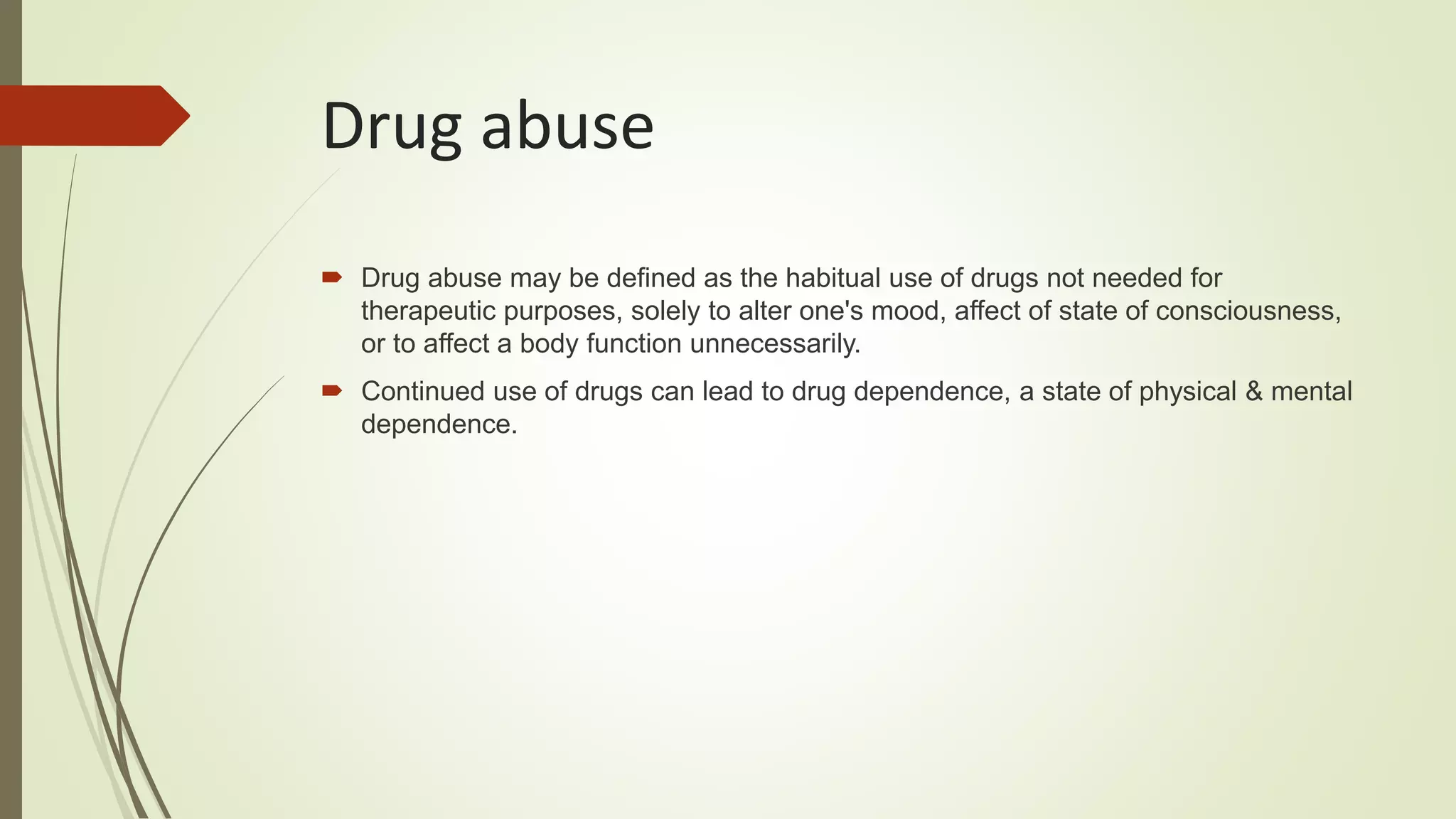 Drug abuse | PPT