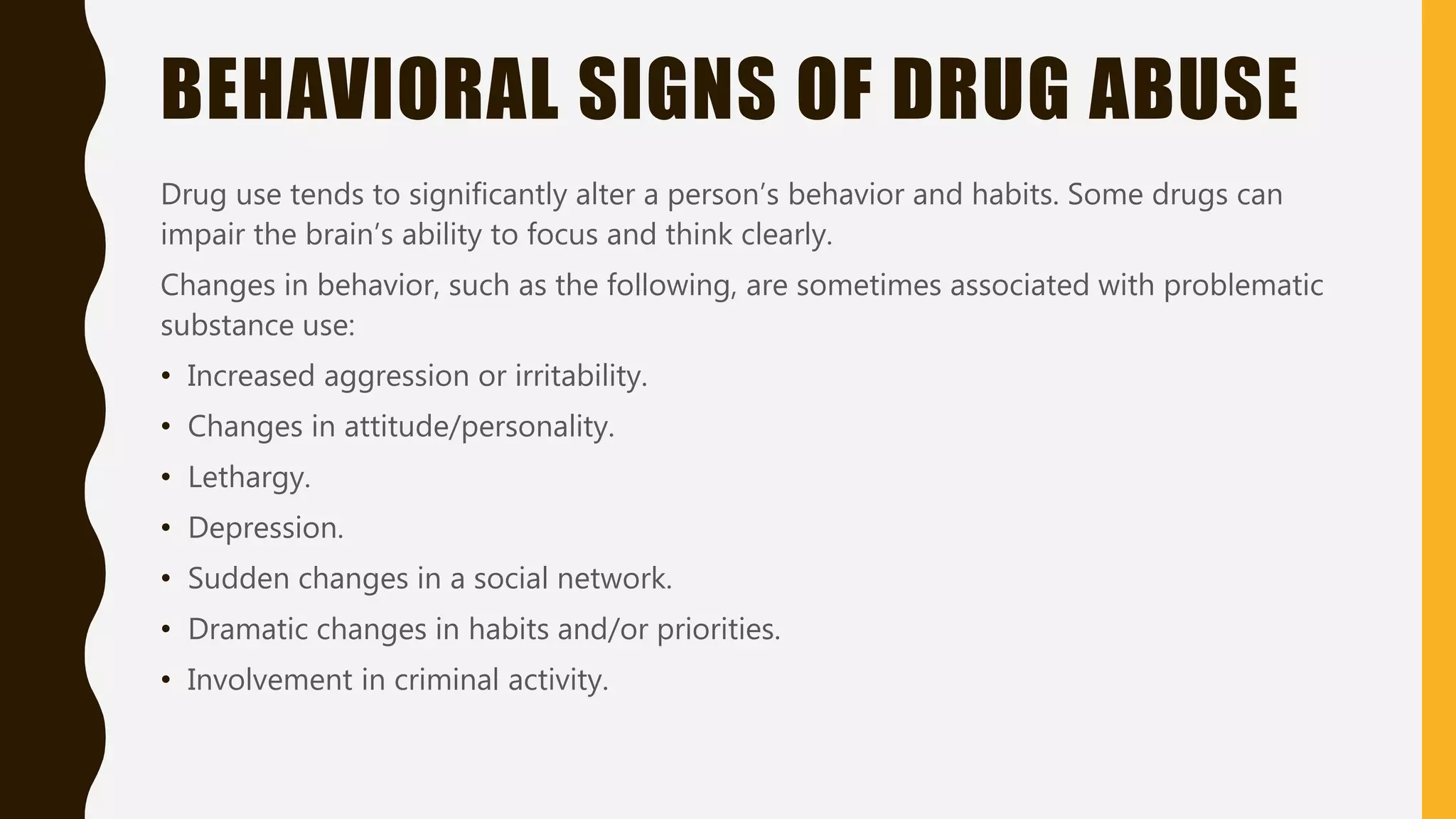 Drug abuse | PPTX