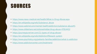 Drug abuse | PPTX