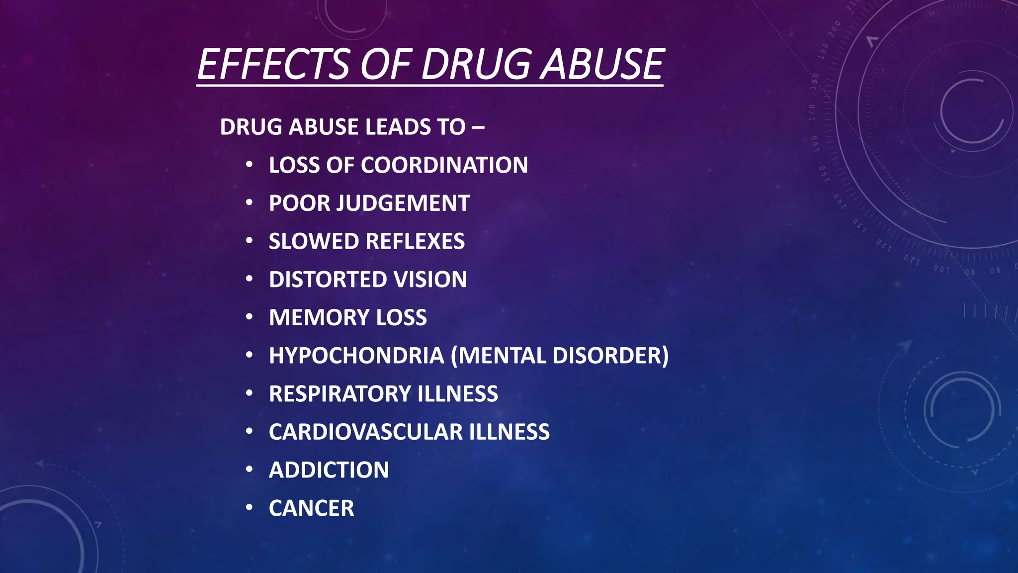DRUG ABUSE/CATEGORIES OF DRUGS/ NARCOTICS/PREVENTION OF DRUG ADDICTION ...