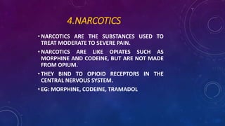 DRUG ABUSE/CATEGORIES OF DRUGS/ NARCOTICS/PREVENTION OF DRUG ADDICTION ...