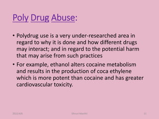 Drug abuse & addiction | PPTX