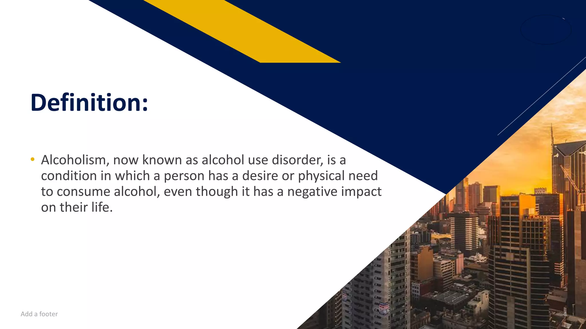 Drug abuse and alcoholism | PPTX