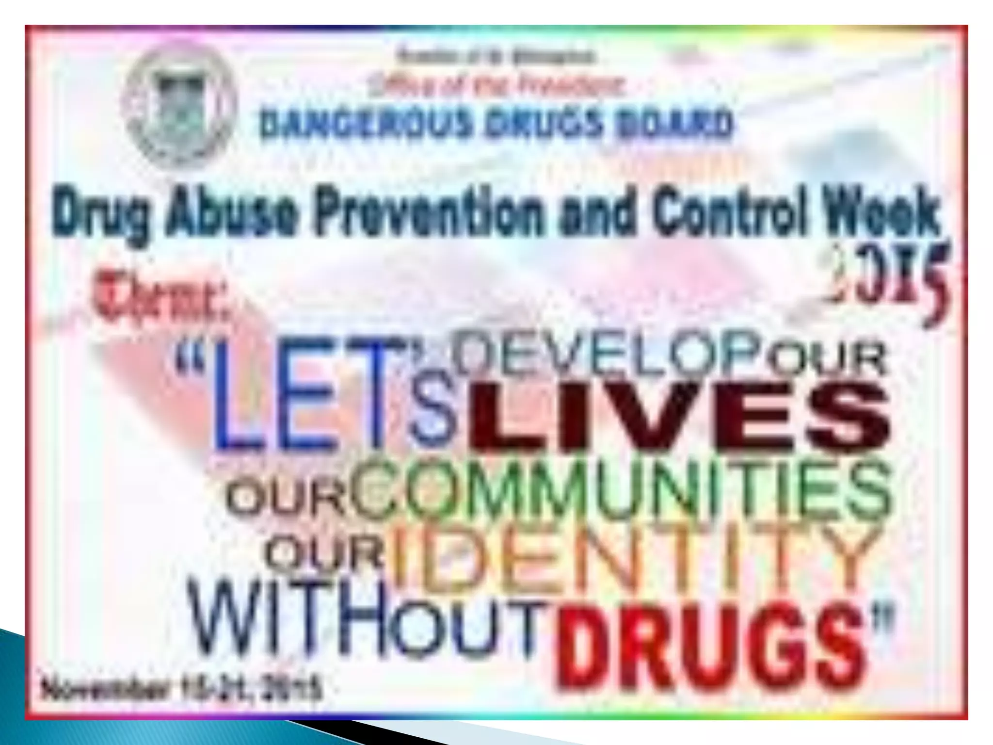 Drug abuse and prevention control | PPT