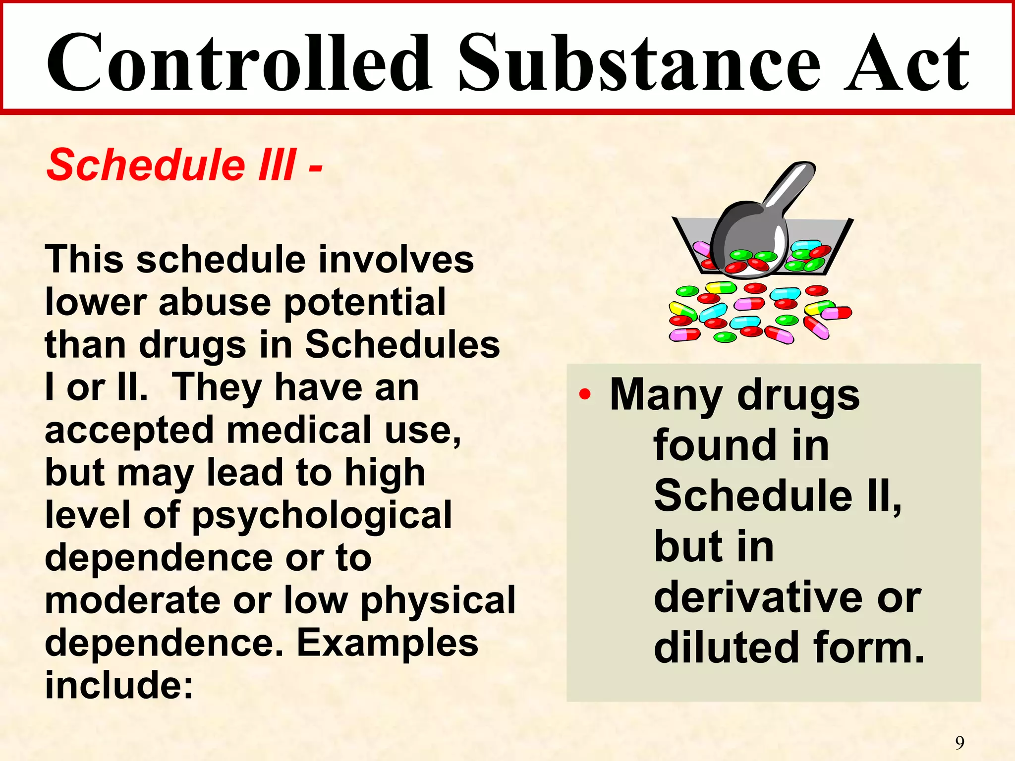 Drug abuse & control act 1970 ppt dra2 | PPT