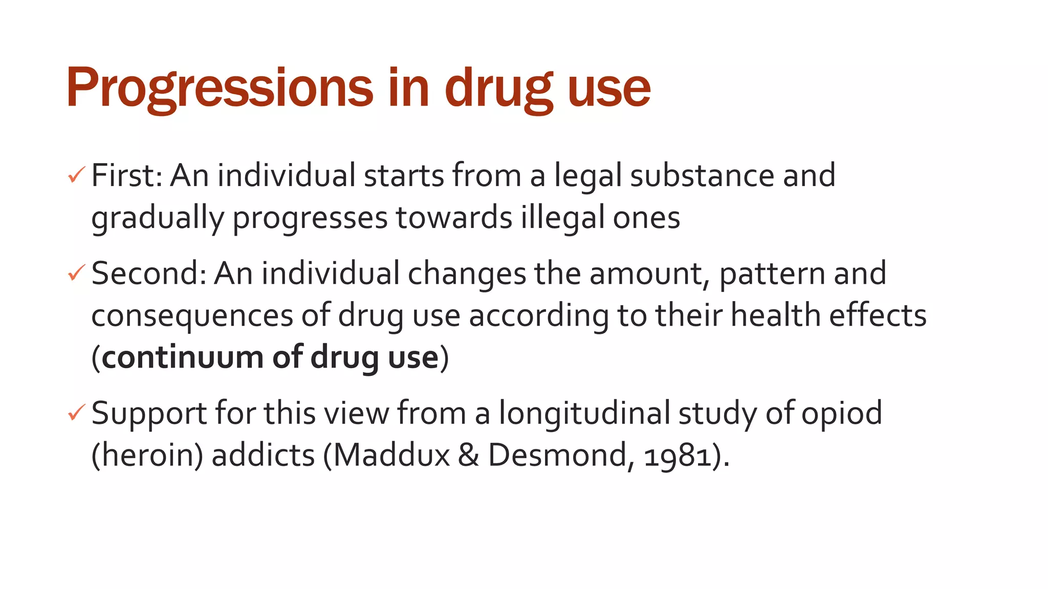 Drug Abuse, Dependence & Addiction | PPTX