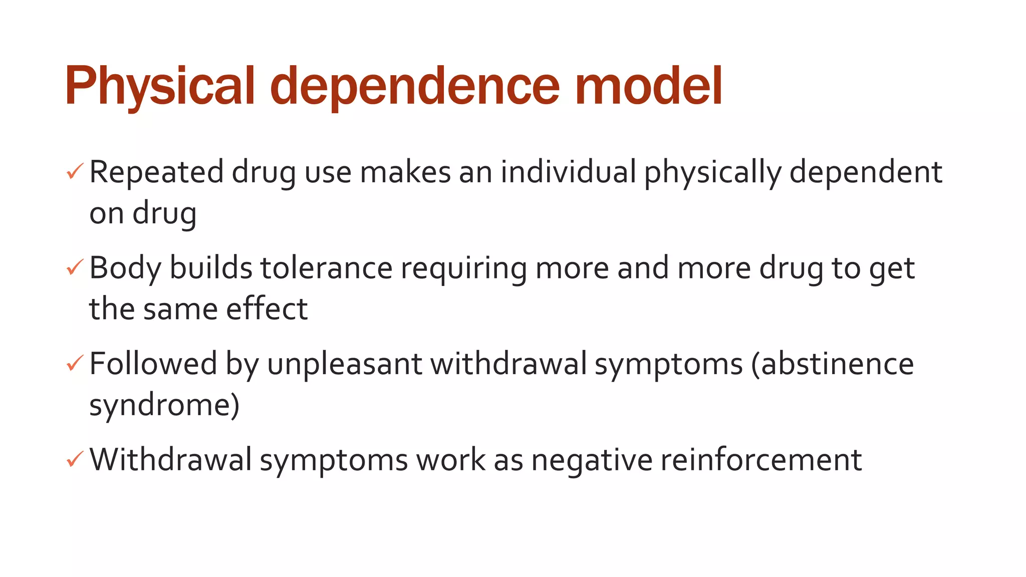 Drug Abuse, Dependence & Addiction | PPTX