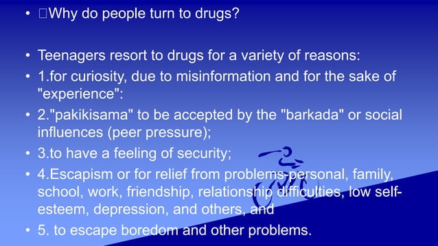 DRUG ABUSE EDUCATION AND PREVENTION.pptx | Illegal Drugs, Tobacco ...