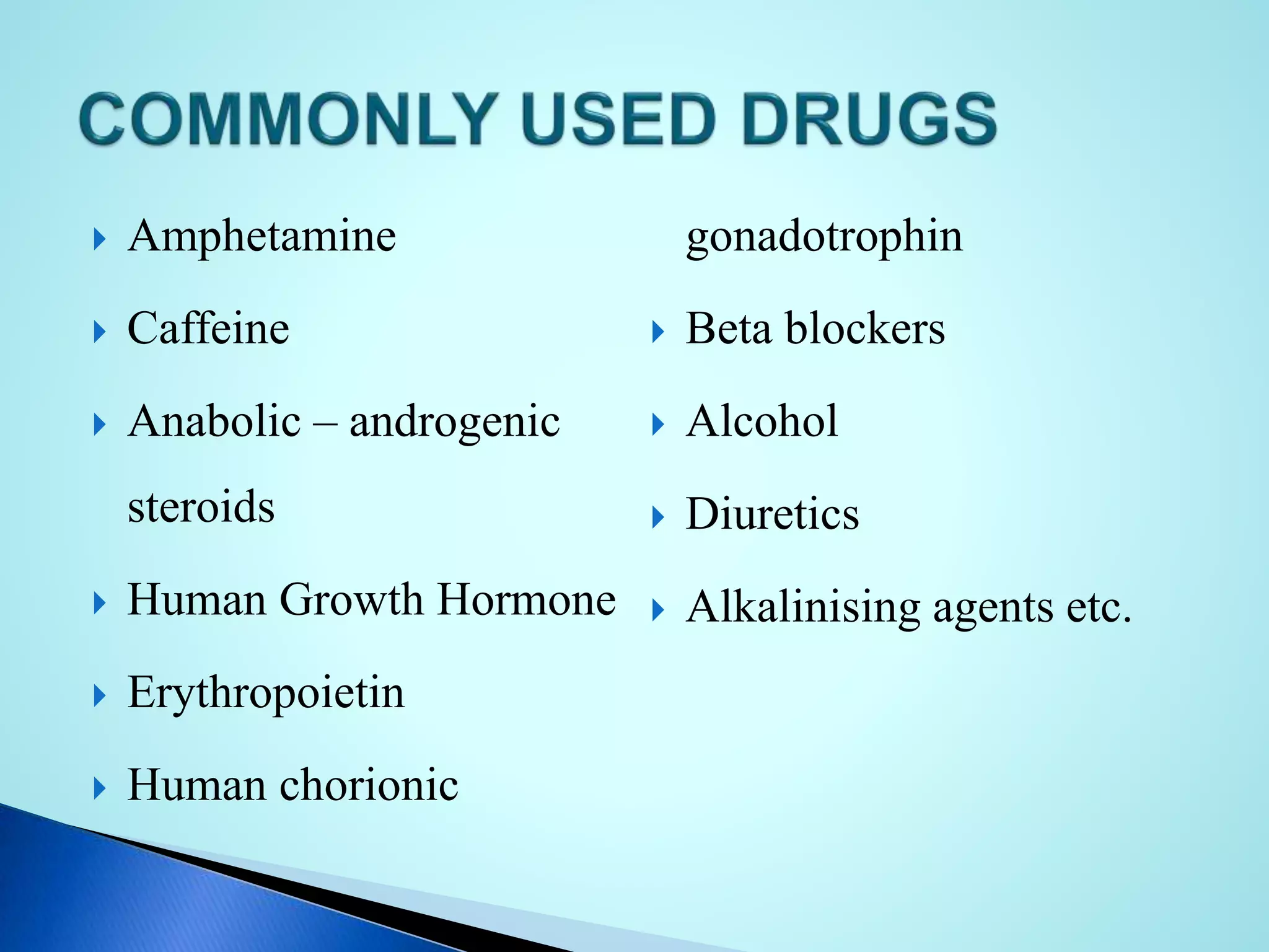 Drug abuse in sports | PPTX