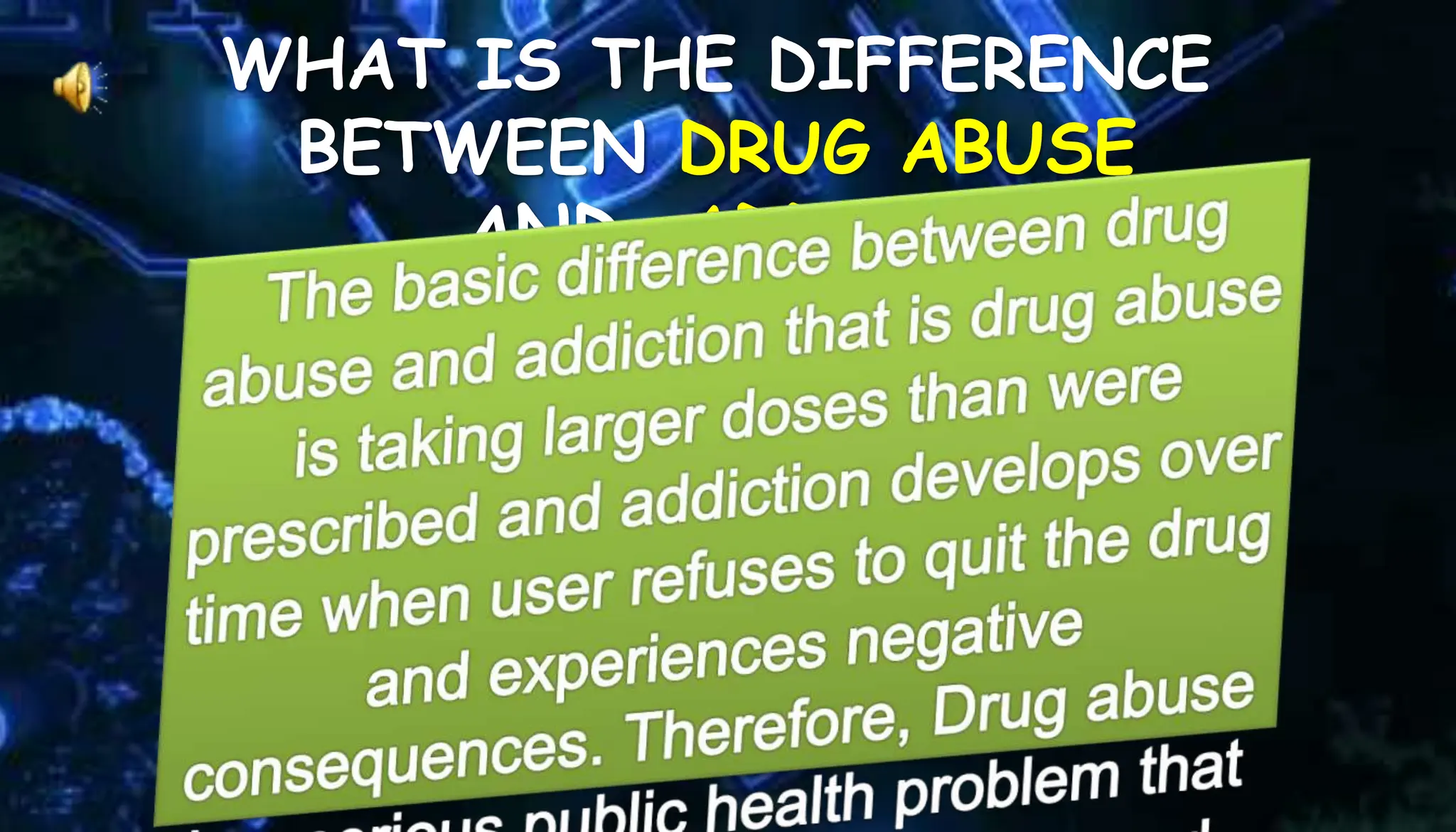 Drug abuse & misuse with explaination and examples | PPTX