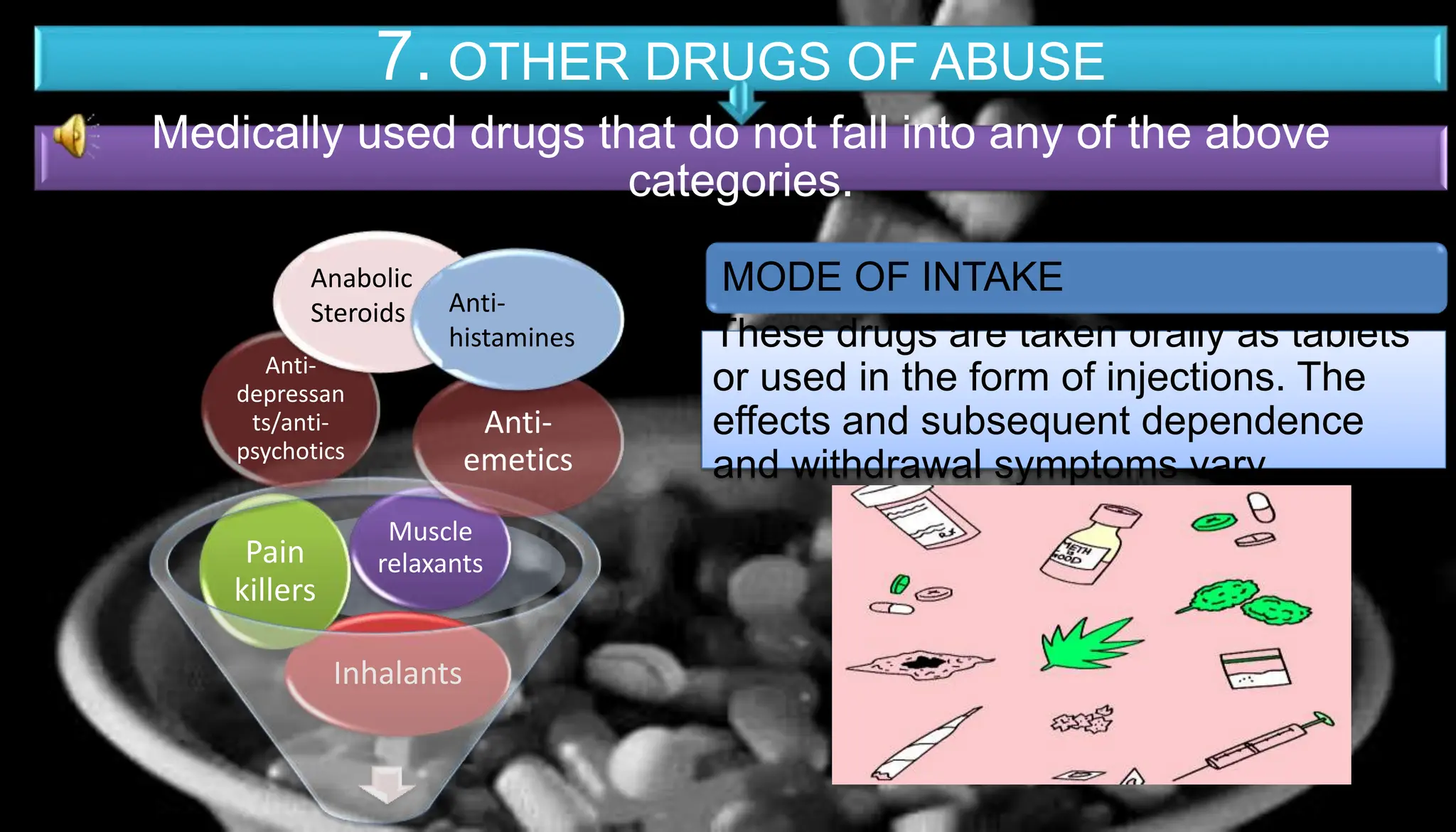 Drug abuse & misuse with explaination and examples | PPTX