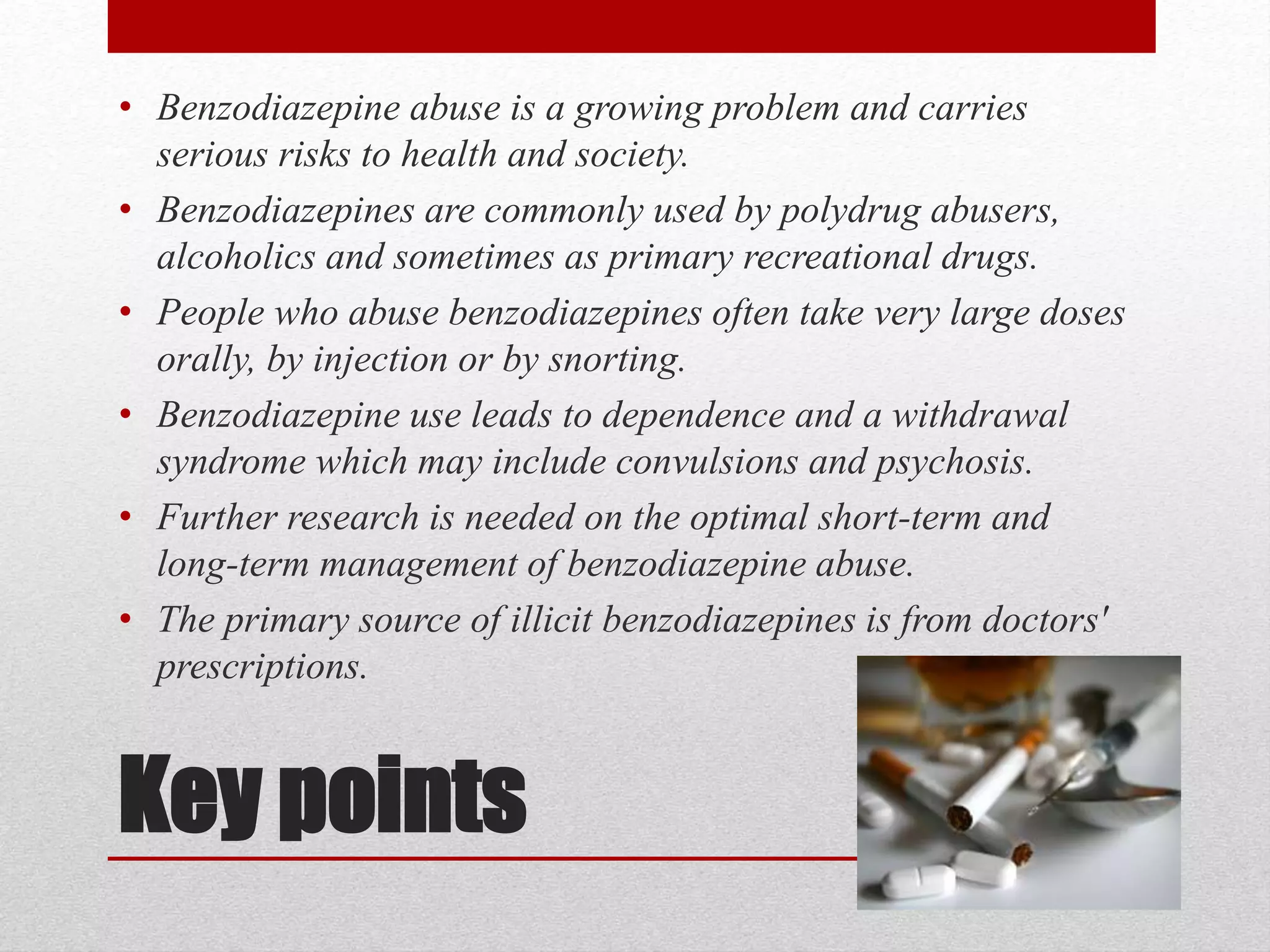 Drug Abuse & Misuse, Sedative-Hypnotics “Benzodiazepines” | PPT