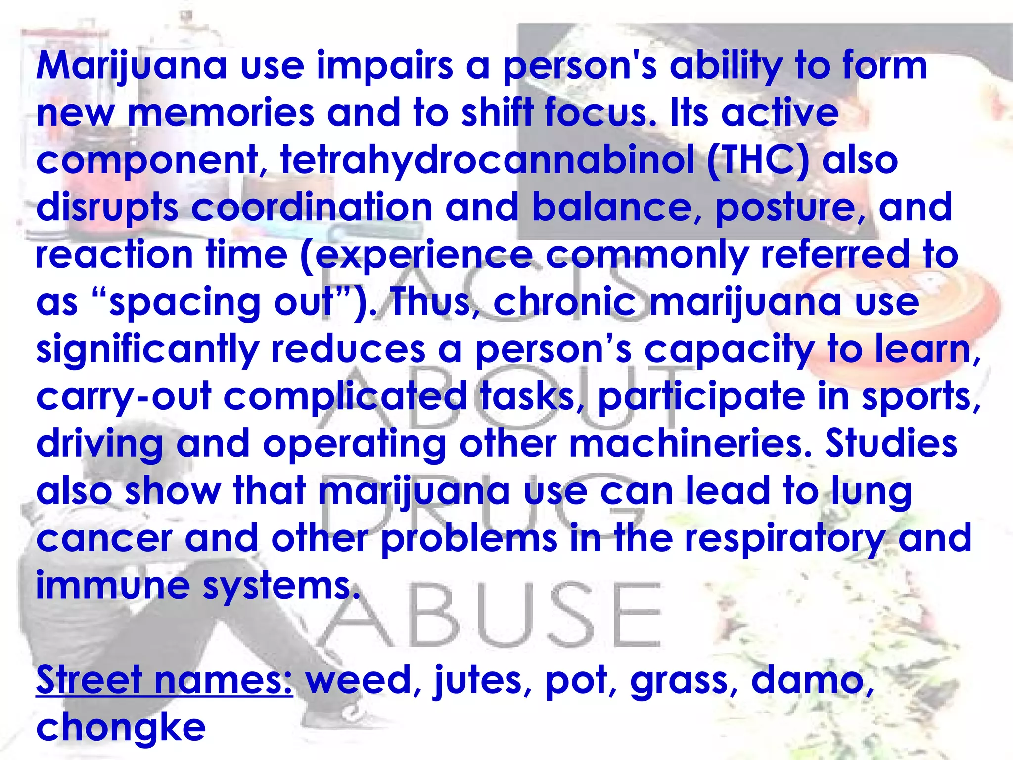 DRUG ABUSE PREVENTION PRESENTATION | PPT