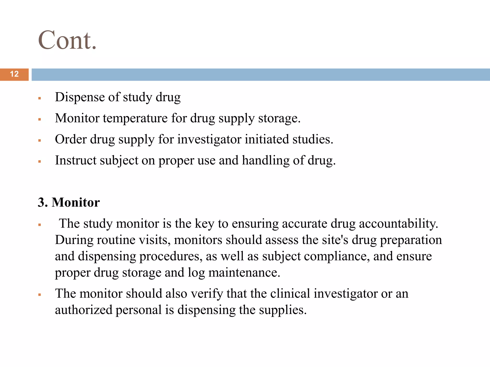 Drug accountability | PPTX