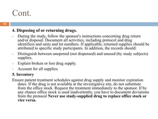 Drug accountability | PPTX