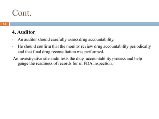 Drug accountability | PPTX