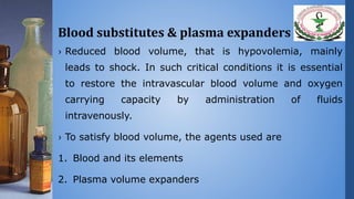 Drug acting on blood system | PPTX