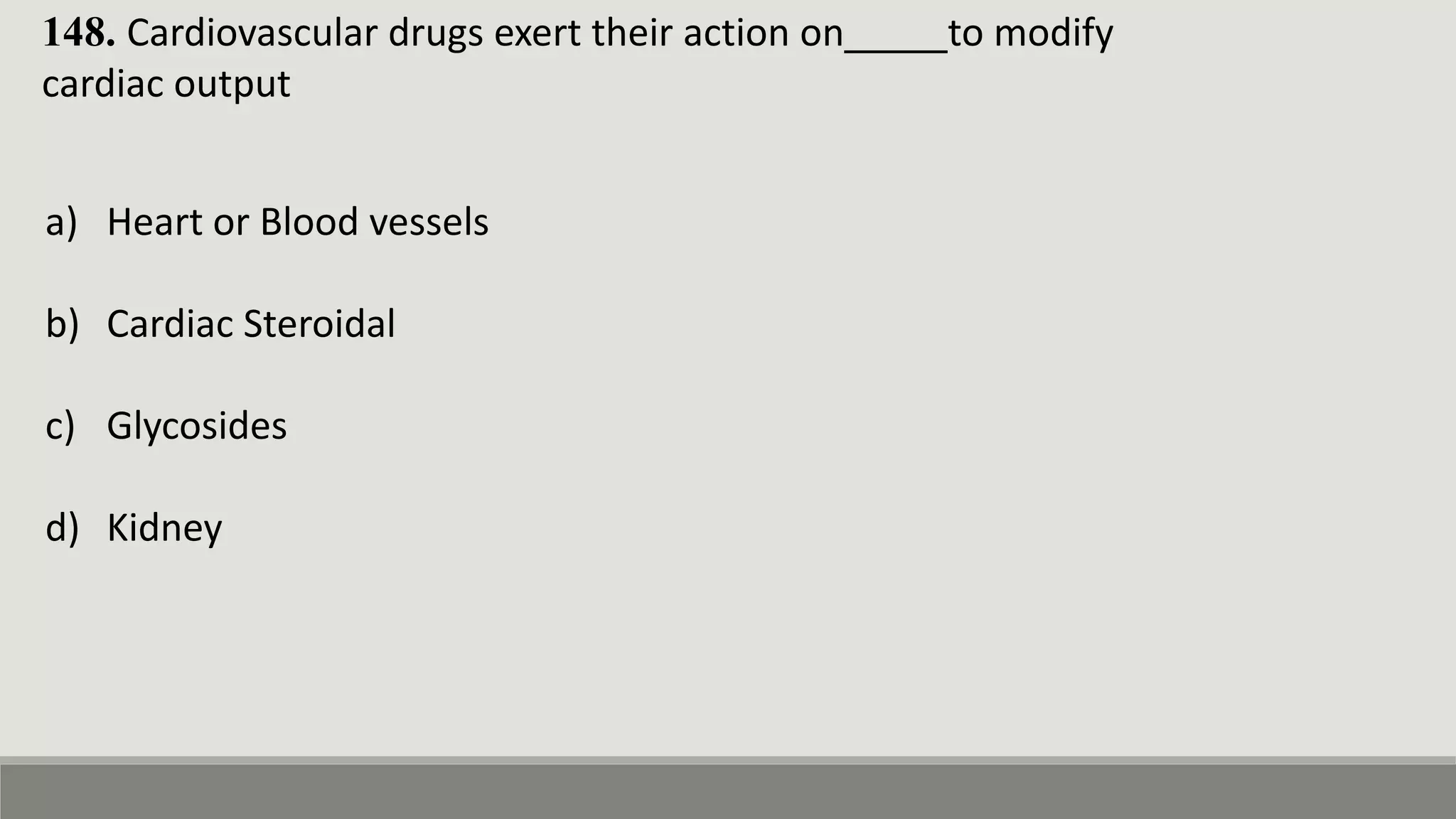 Drug acting on cardiovascular system, Antiarrhythmic drug, Anti ...