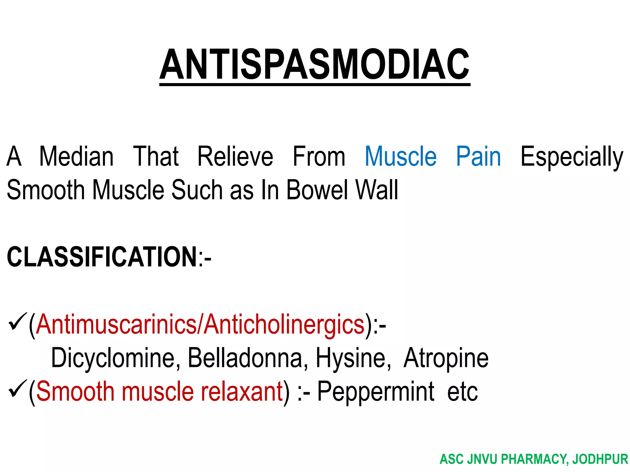 Drug acting on digestive system | PPTX
