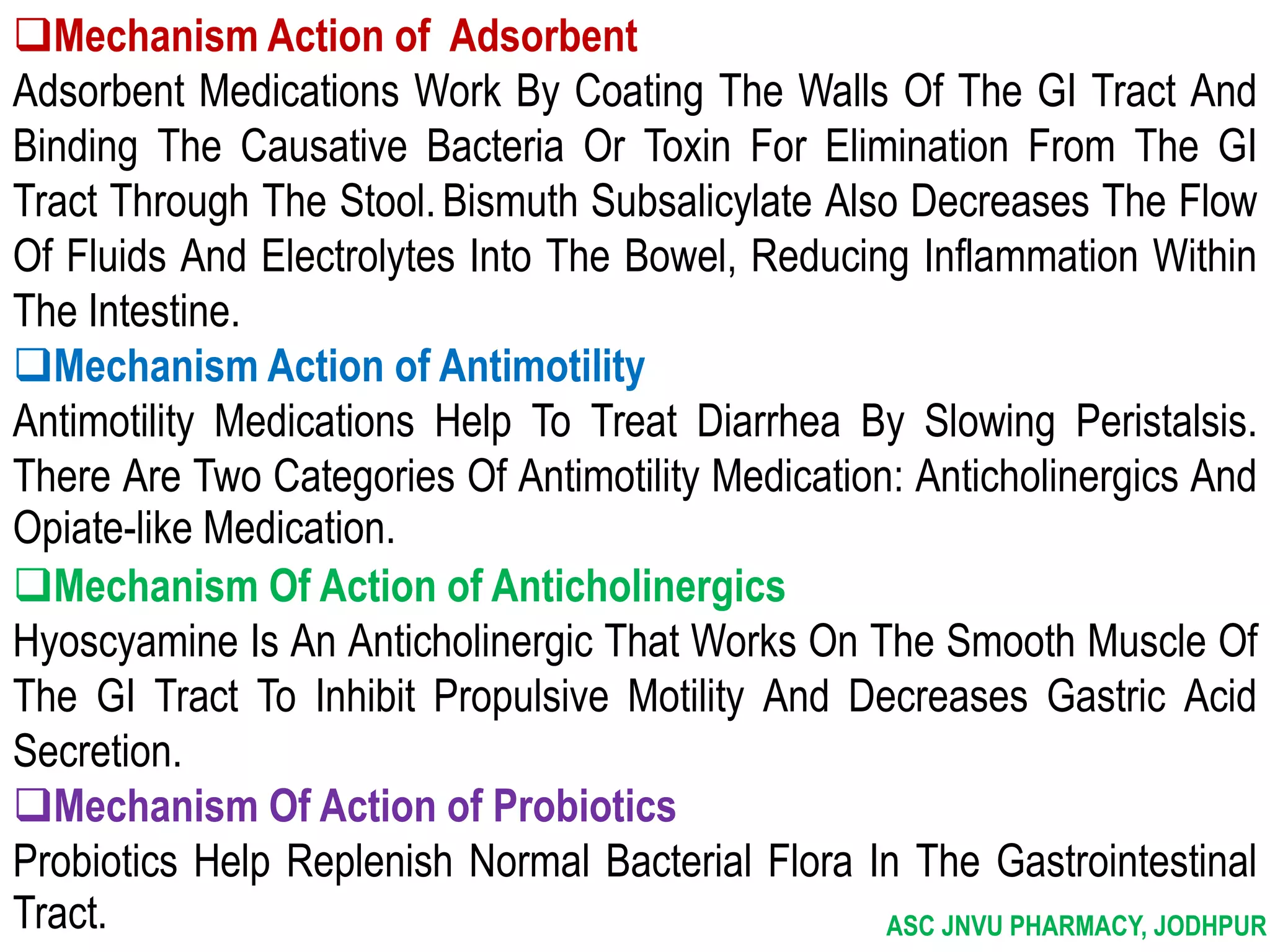 Drug acting on digestive system | PPTX