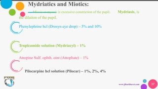 Drug acting on skin and mucous membrane lecture notes-Dr.Jibachha Sah ...