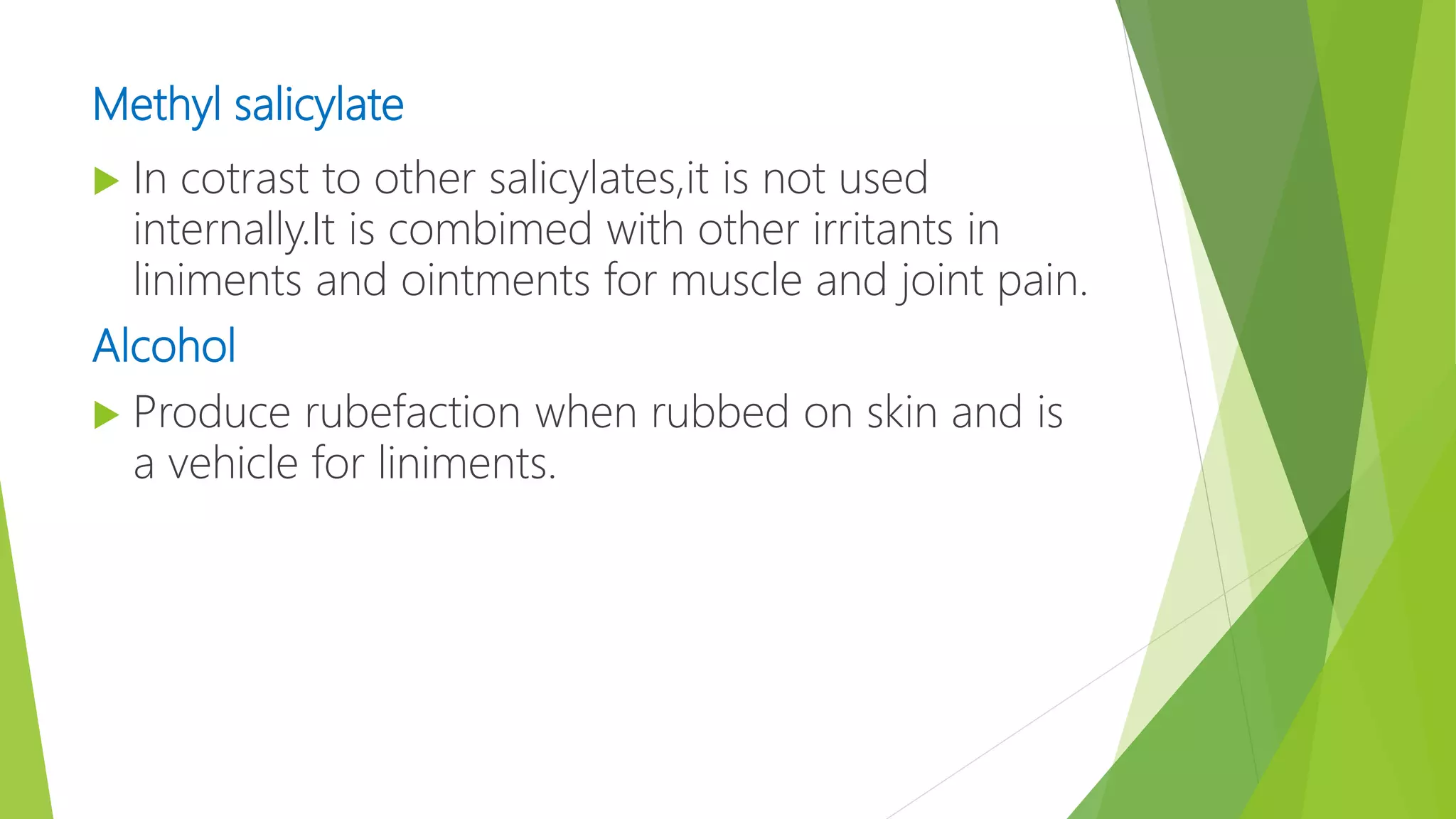 Drug acting on skin and mucous membrane | PPTX