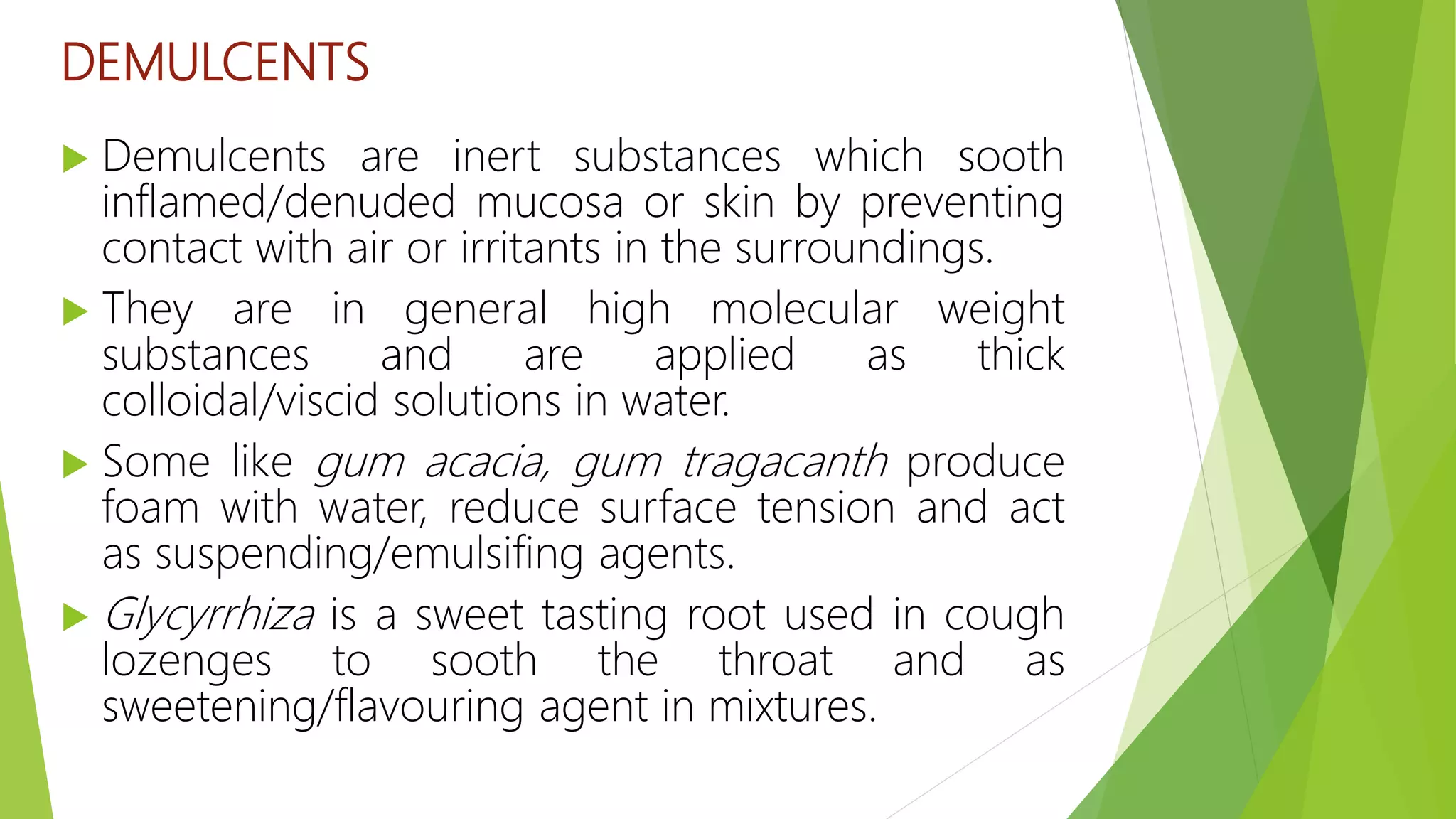 Drug acting on skin and mucous membrane | PPTX