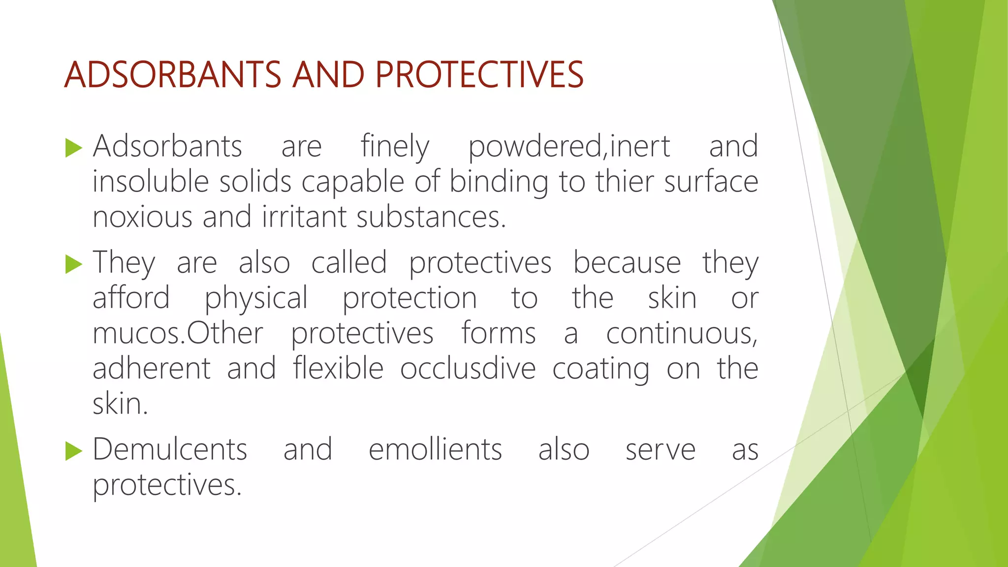 Drug acting on skin and mucous membrane | PPTX