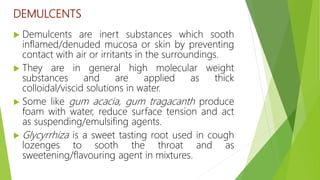 Drug acting on skin and mucous membrane | PPTX